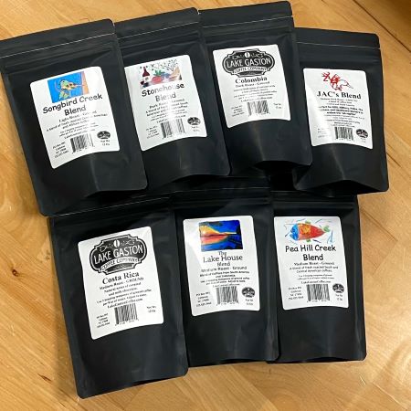 Premium Coffee Sample Gift Box - Lake Gaston Coffee Company